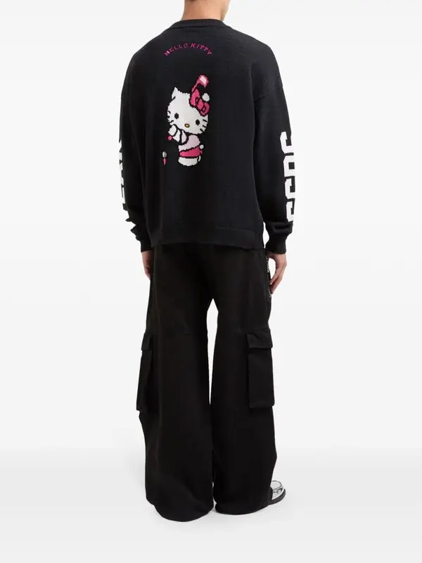 Gcds Hello Kitty-embellished Knitted Jumper