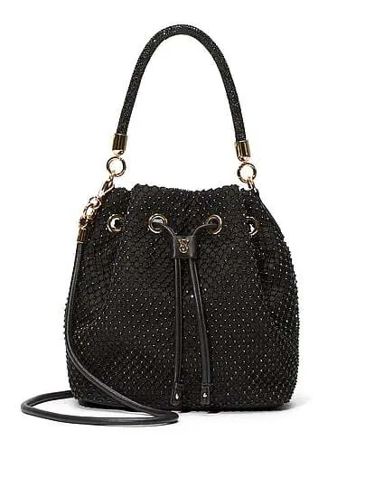 Victoria's Secret Rhinestone Mini Bucket Bag