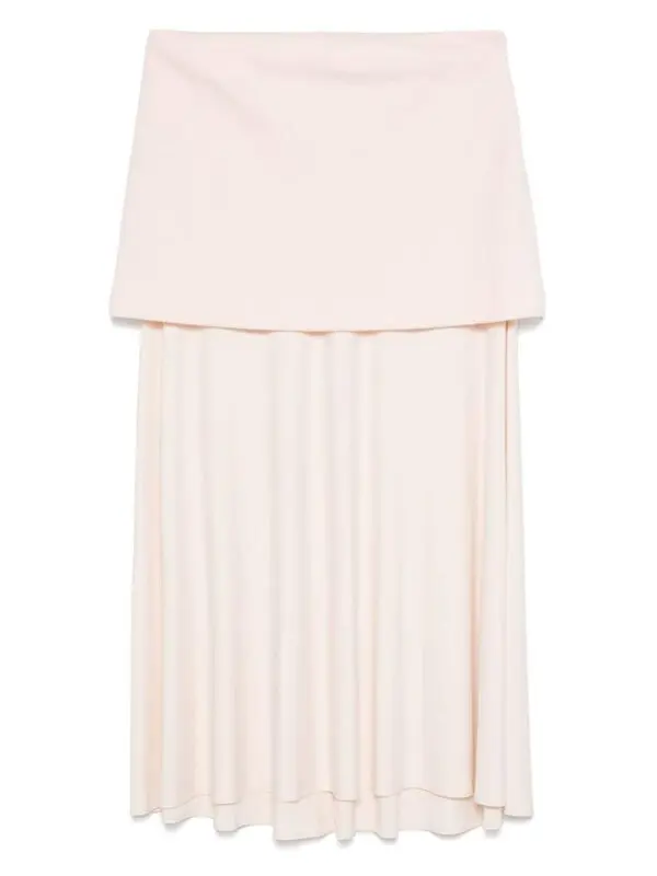 JIL SANDER Layered Maxi Skirt