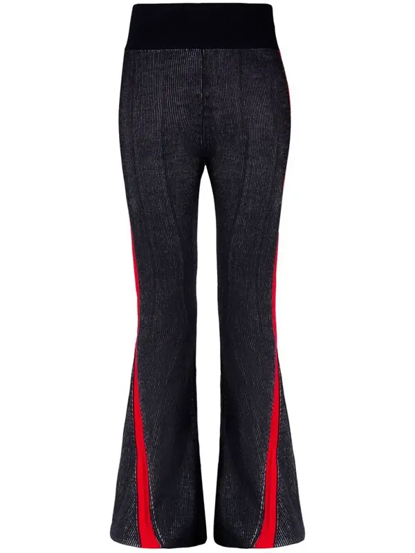 Perfect Moment Evie Ribbed Leggings - Black