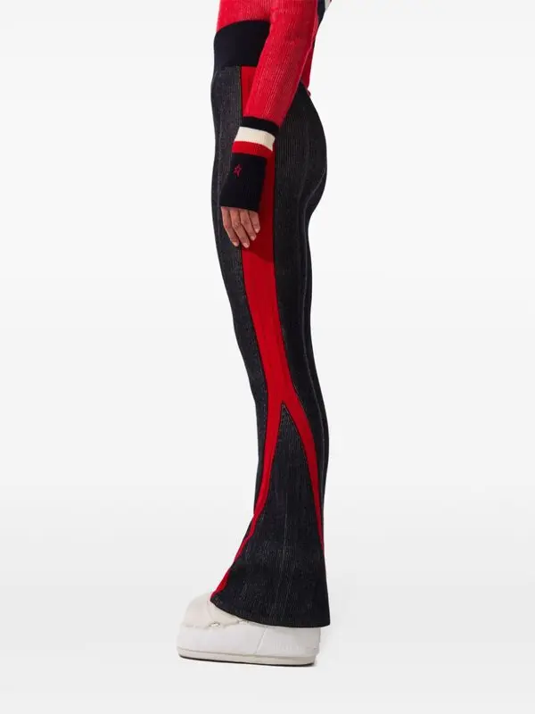 Perfect Moment Evie Ribbed Leggings - Black