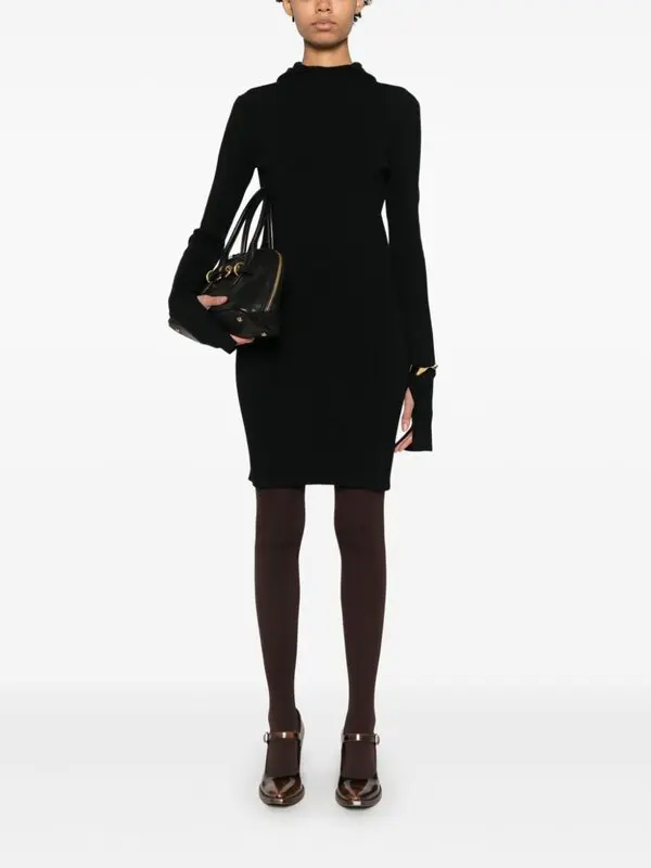 Fendi Ribbed-knit Mini Dress