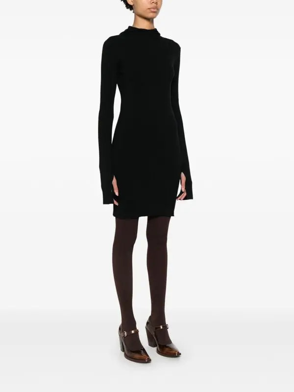 Fendi Ribbed-knit Mini Dress