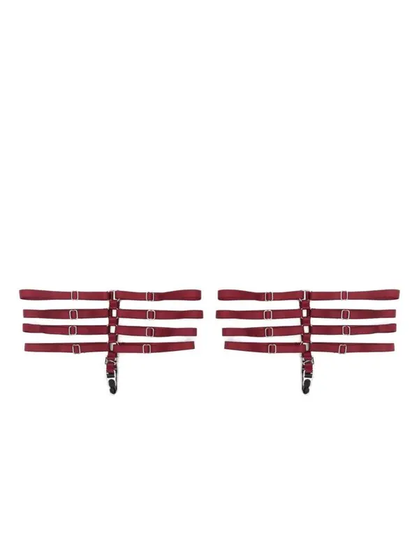 MAISON CLOSE Les Fétiches Garters Suspenders - Red