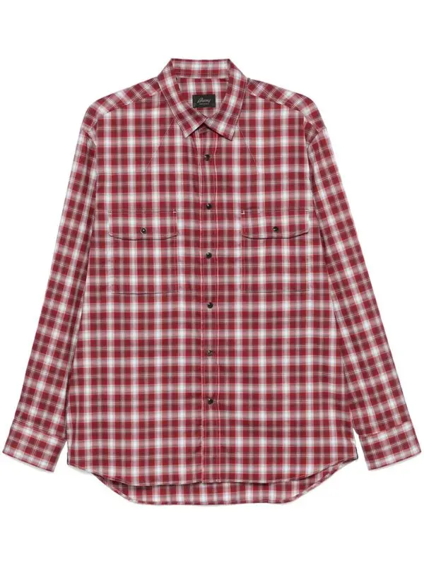 Brioni Checked Shirt