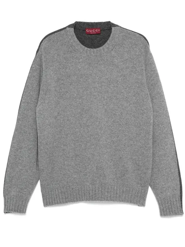 Gucci Two-tone Wool-cashmere Sweater