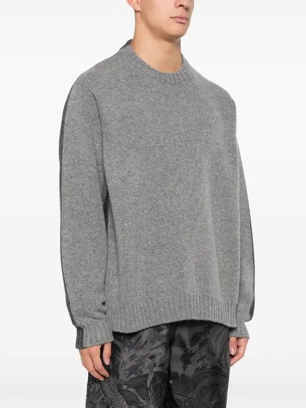Gucci Two-tone Wool-cashmere Sweater