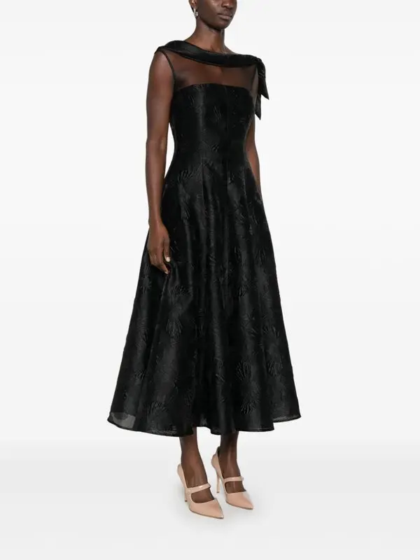 Talbot Runhof Modesta1 Midi Dress