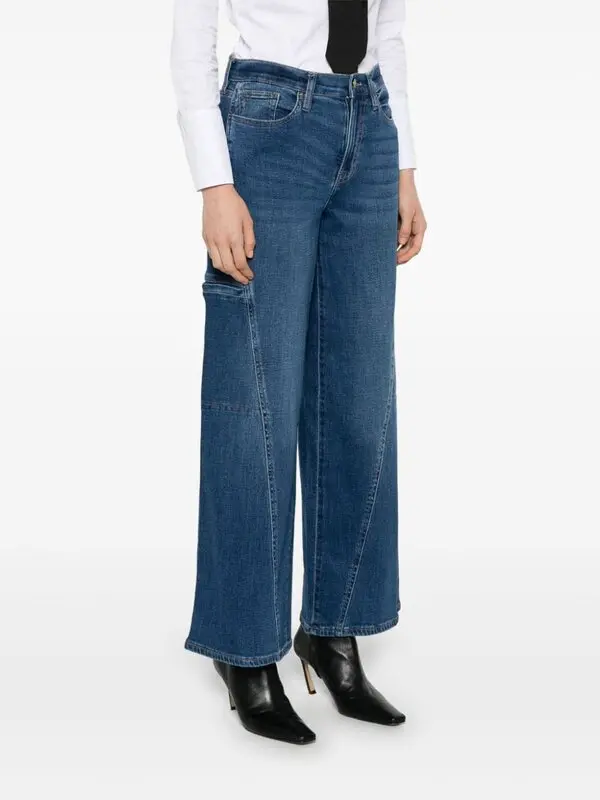 Dkny High-rise Wide-leg Jeans
