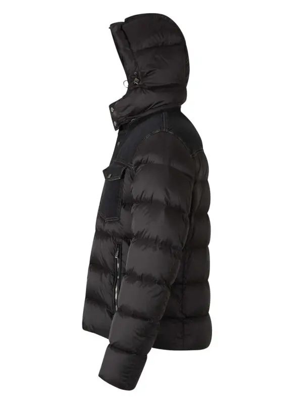 MOORER Quilted Down Bomber Jacket