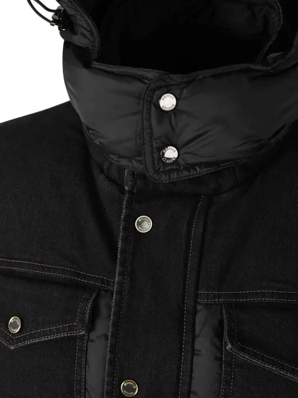 MOORER Quilted Down Bomber Jacket