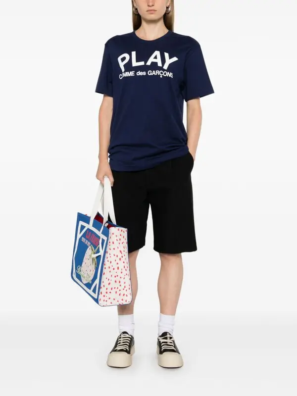 Play Comme Des Garcon Logo-print T-shirt
