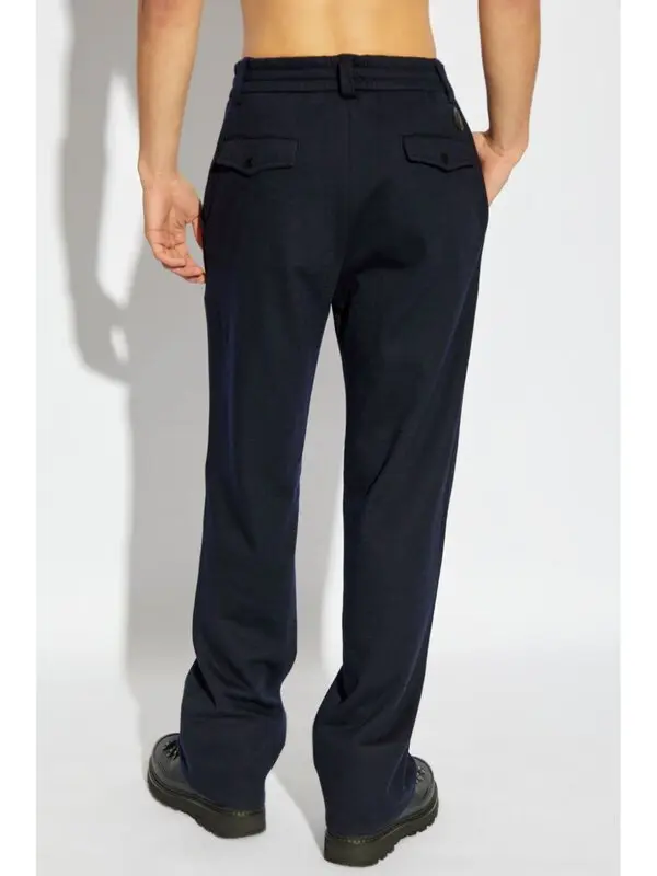 Moncler Drawstring Tapered Trousers - Blue