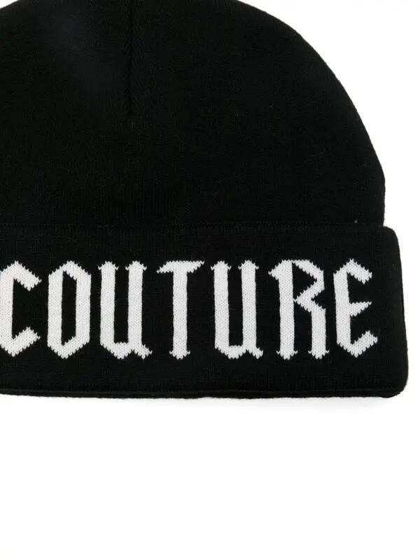 Versace Logo-jacquard Beanie