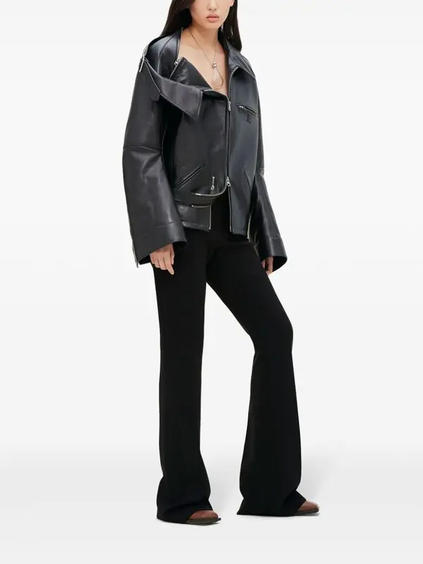 COURREGES Leather Biker Jacket