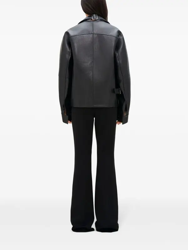 COURREGES Leather Biker Jacket
