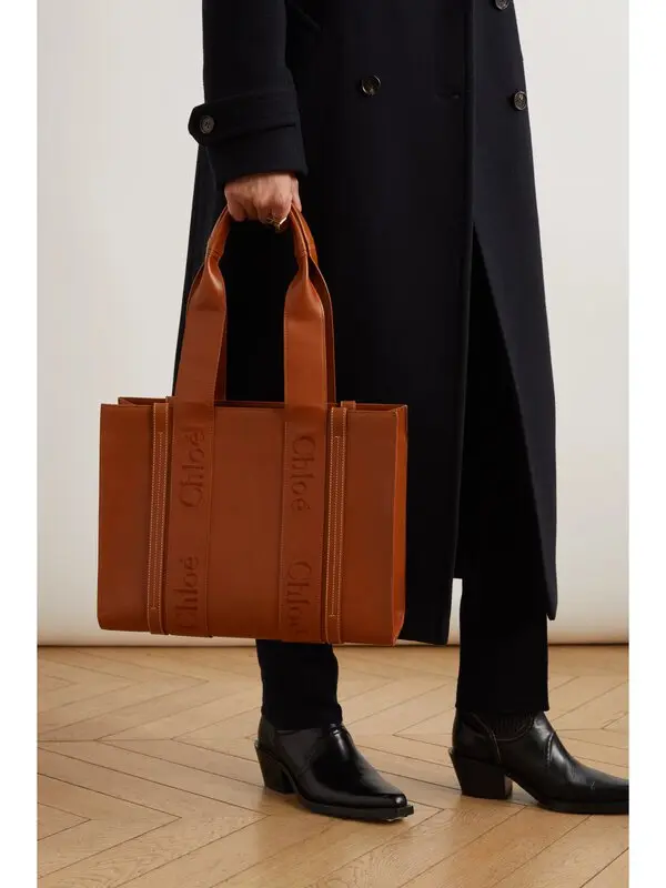 Chloé Woody Medium Leather Tote