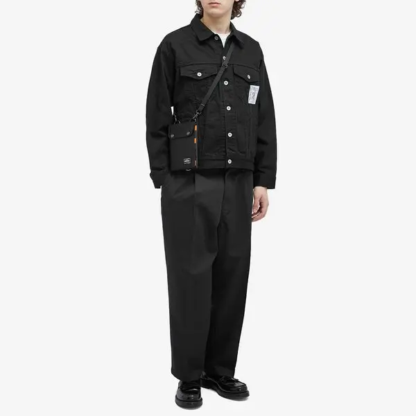 Neighborhood X Dickies Tuck Wide Pants In Black - 30% Off
