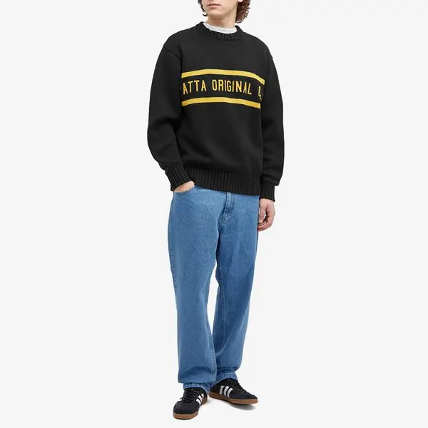 Patta Original Clothing Knitted Jumper In Black 30% Off