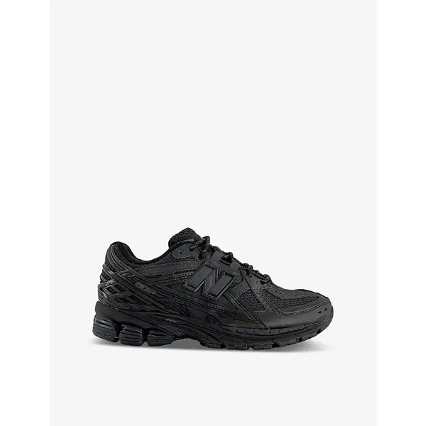 NEW BALANCE 1906 Brand-patch Leather And Mesh Low-top Trainers - Triple Black