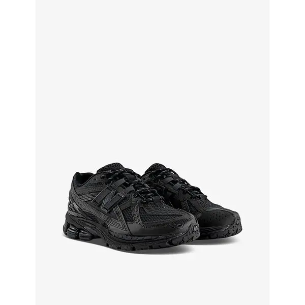NEW BALANCE 1906 Brand-patch Leather And Mesh Low-top Trainers - Triple Black