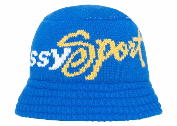 StÜssy Knit Bucket Hat - Blue