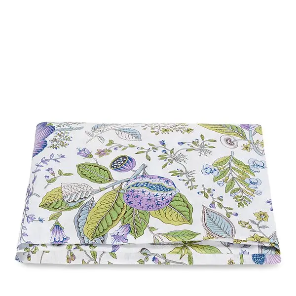 MATOUK Pomegranate Linen Fitted Sheet, Queen Exclusive - Lilac
