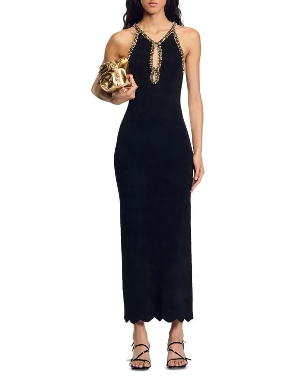 sandro gold velvet dress Gold Velvet One-Shoulder Gown – Evening Dress 048 – VALDRIN SAHITI main image 0