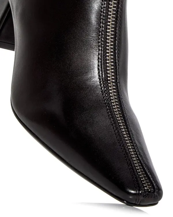 Simkhai Ryder Zip Front Booties - Black