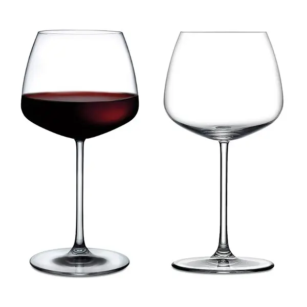 NUDE GLASS Mirage Red Wine Glass, Set Of 2 - Clear