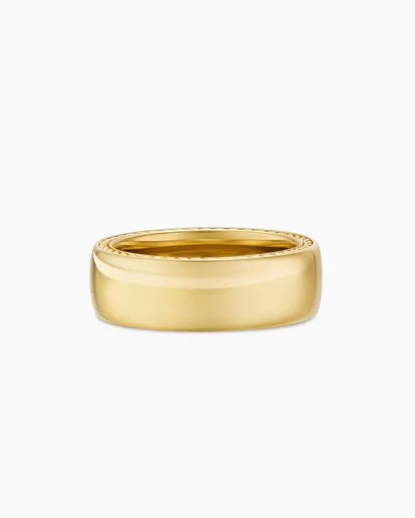 David Yurman Streamline® 18k Yellow Gold Band Ring - All 18k Yellow Gold