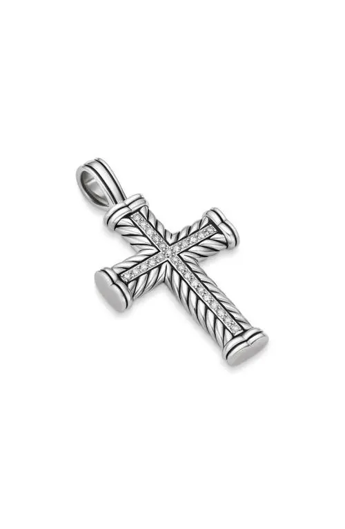 David Yurman Chevron Cross Pendant