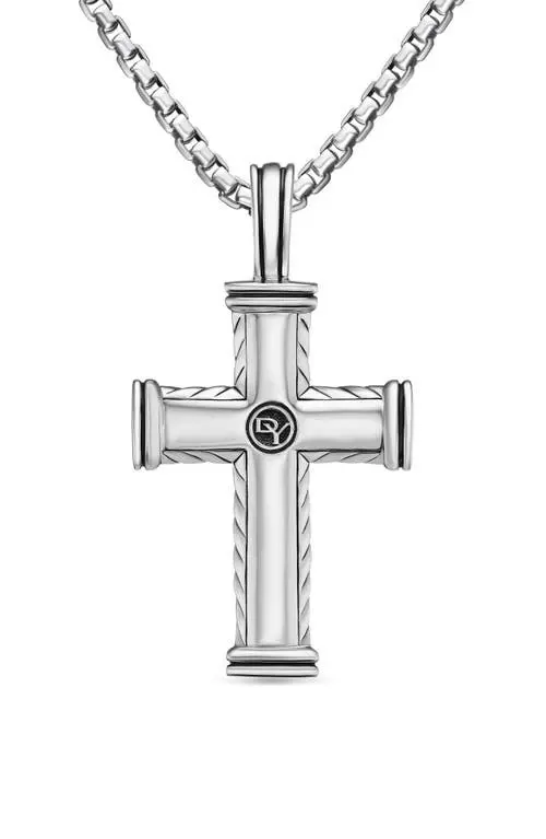 David Yurman Chevron Cross Pendant