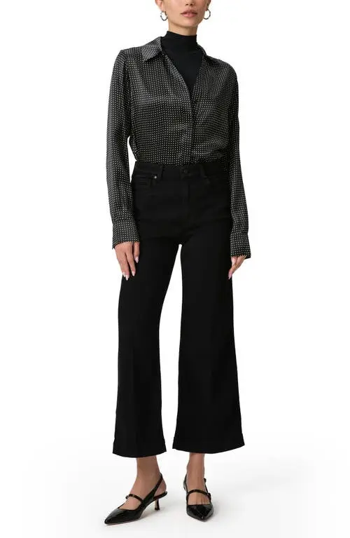 Paige Anessa High-rise Wide-leg Ankle Jeans
