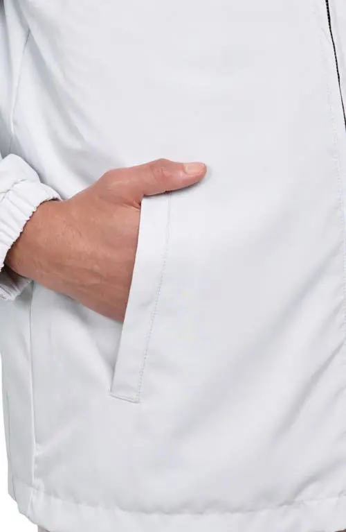 CON.STRUCT Regular Fit Solid Recycled Performance Golf Jacket - Grey