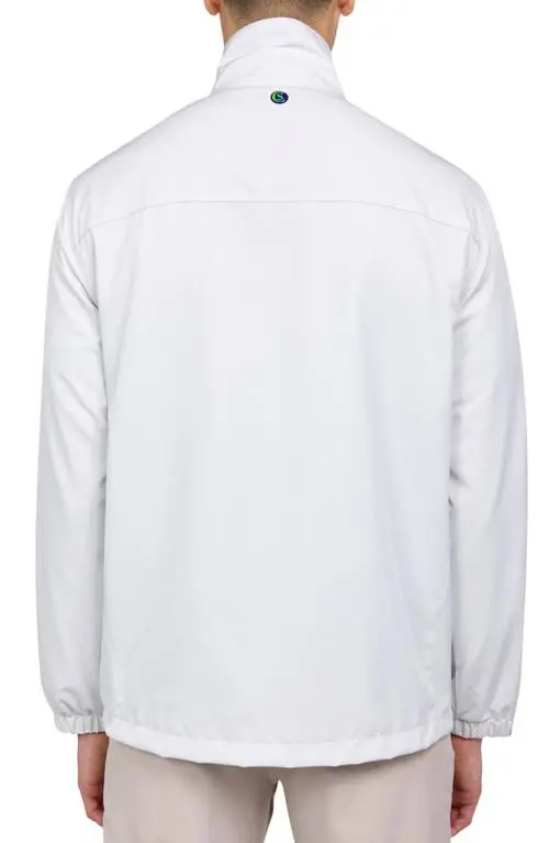 CON.STRUCT Regular Fit Solid Recycled Performance Golf Jacket - Grey