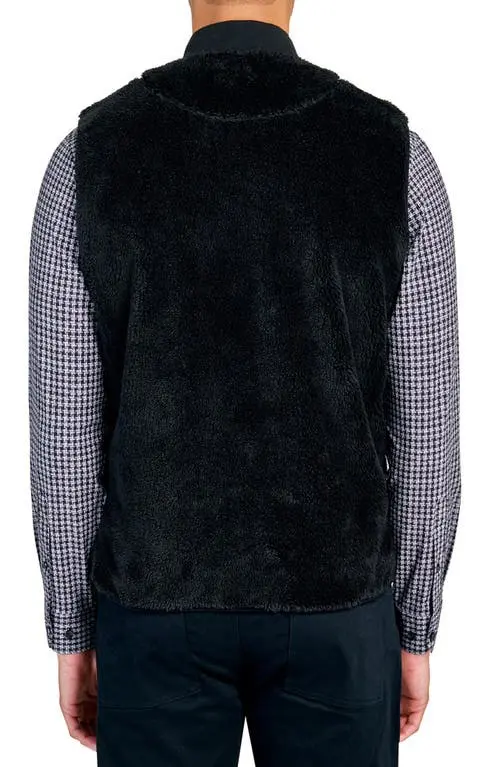BROOKLYN BRIGADE Fuzzy Vest - Black