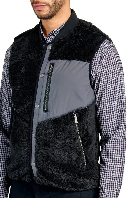BROOKLYN BRIGADE Fuzzy Vest - Black