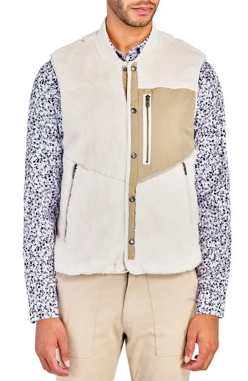 BROOKLYN BRIGADE Fuzzy Vest - Cream