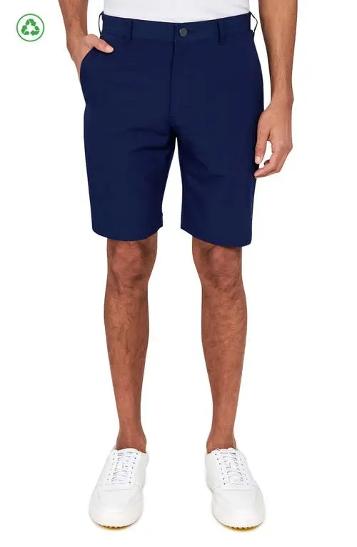 CON.STRUCT Regular Fit Recycled Performance Golf Shorts - Midnight