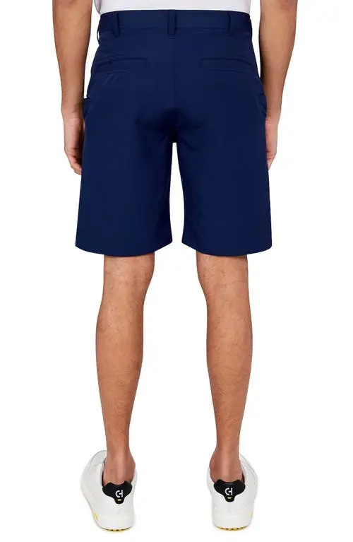 CON.STRUCT Regular Fit Recycled Performance Golf Shorts - Midnight