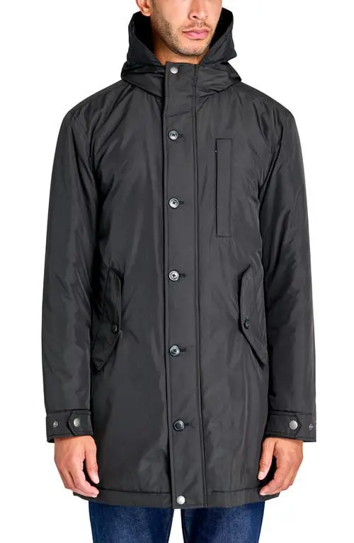 BROOKLYN BRIGADE Solid Recycled Utility Parka - Black