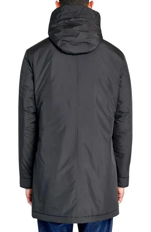 BROOKLYN BRIGADE Solid Recycled Utility Parka - Black