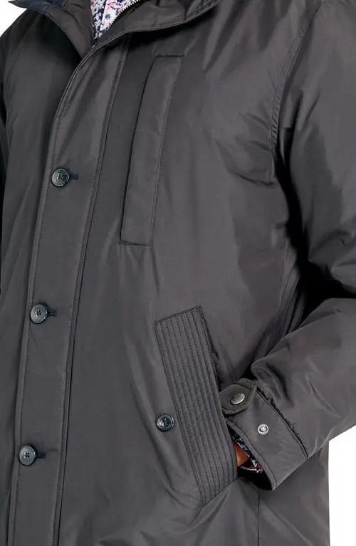 BROOKLYN BRIGADE Solid Recycled Utility Parka - Black