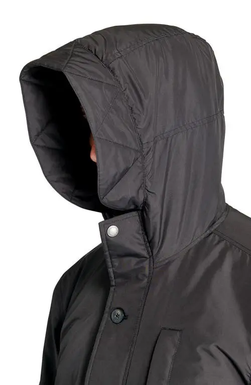 BROOKLYN BRIGADE Solid Recycled Utility Parka - Black