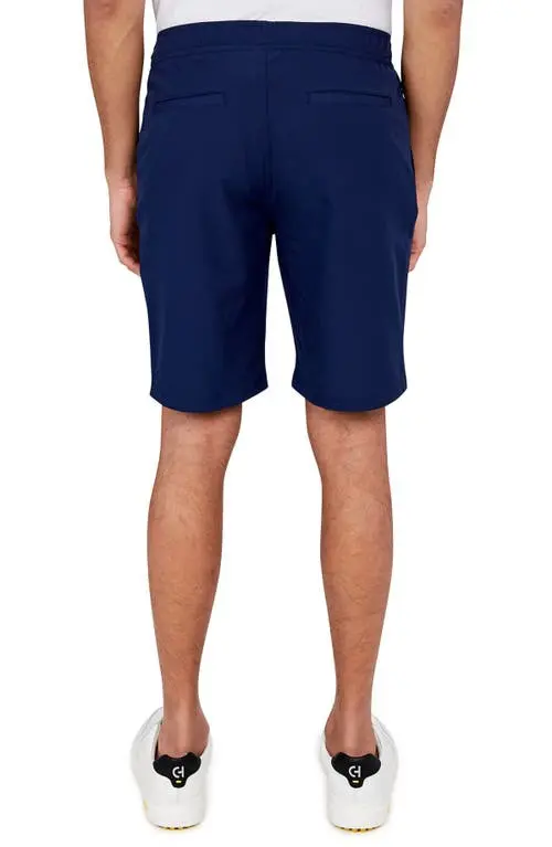 CON.STRUCT Regular Fit Solid Recycled Performance Drawstring Golf Shorts