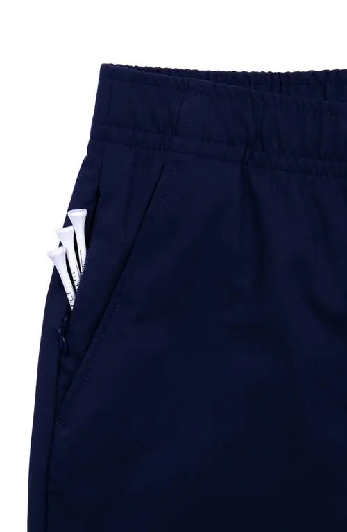 CON.STRUCT Regular Fit Solid Recycled Performance Drawstring Golf Shorts