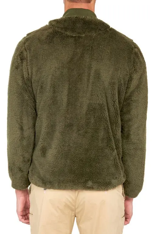 BROOKLYN BRIGADE Solid Fuzzy Jacket