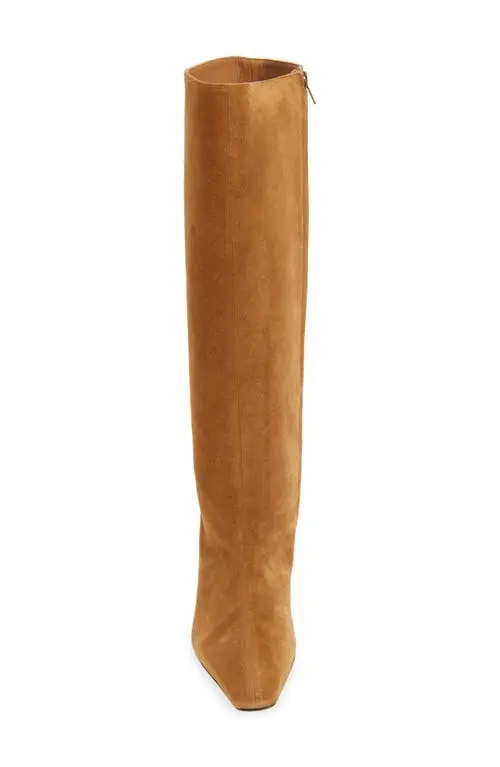 Staud Wide Shaft Wally Knee High Boots - Tan