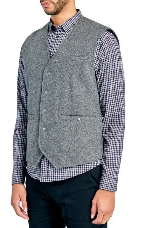 BROOKLYN BRIGADE Solid Quilted Vest - Black